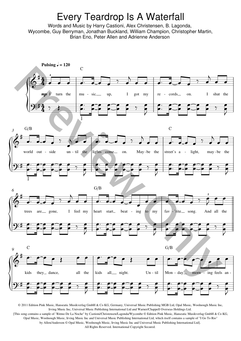 Every Teardrop Is A Waterfall | J.W. Pepper