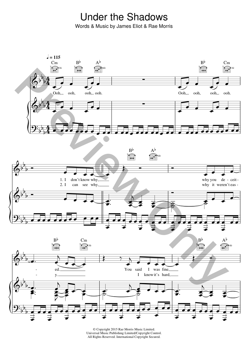 Under The Shadows | J.W. Pepper