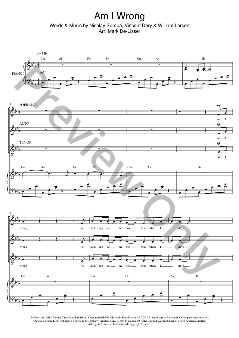 Am I Wrong | J.W. Pepper