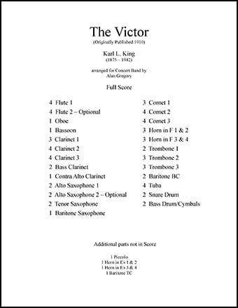 The Victor March | J.W. Pepper