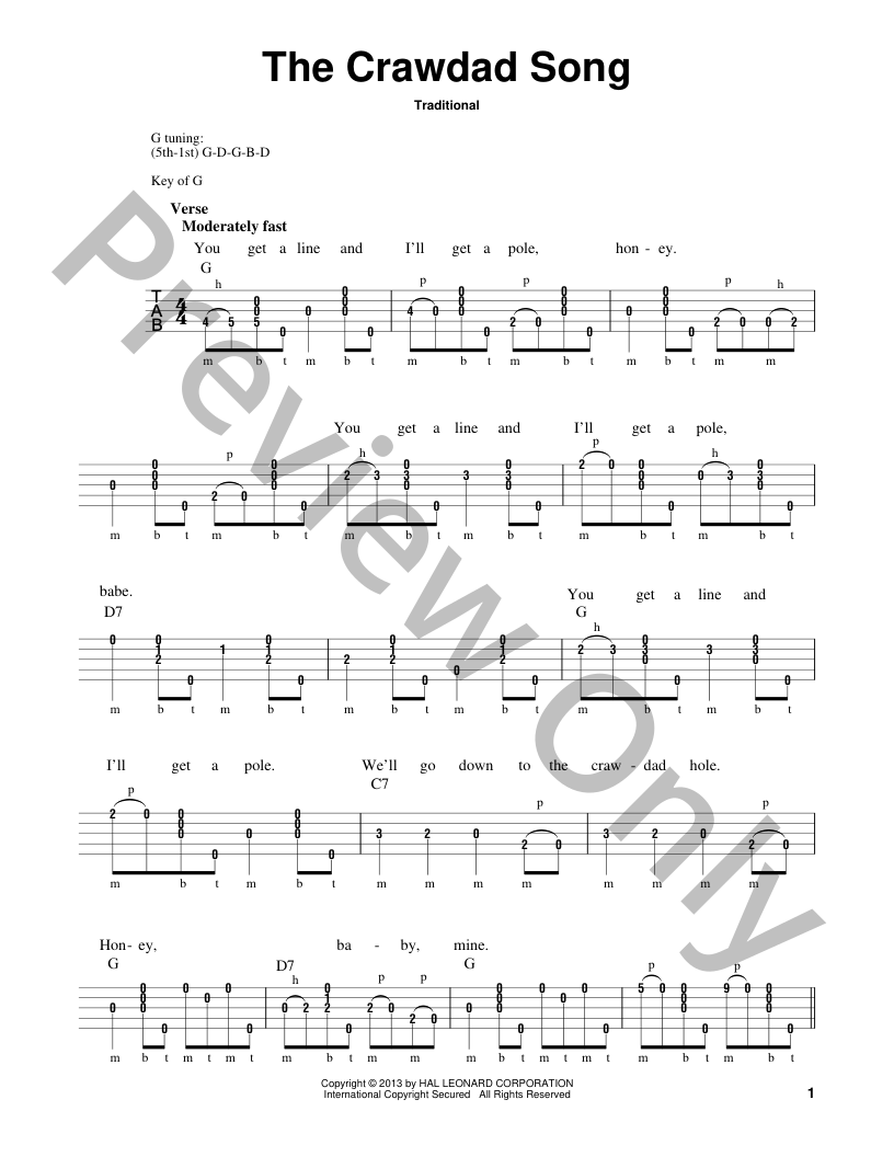 The Crawdad Song | J.W. Pepper