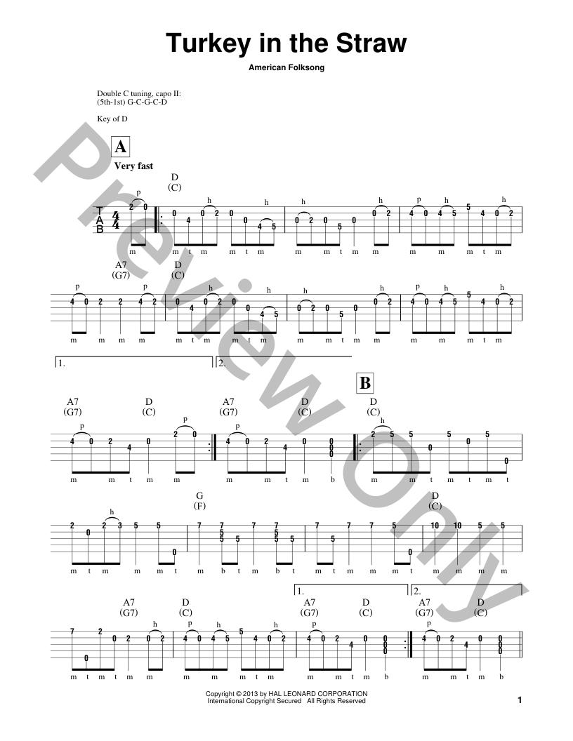 Turkey In The Straw | J.W. Pepper