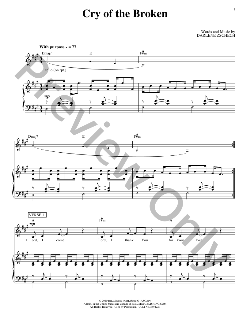 Cry Of The Broken | J.W. Pepper