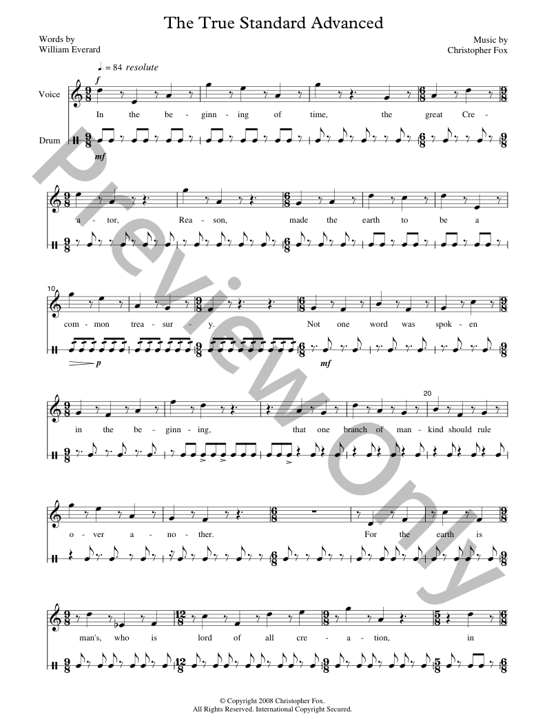 The True Standard Advanced | J.W. Pepper