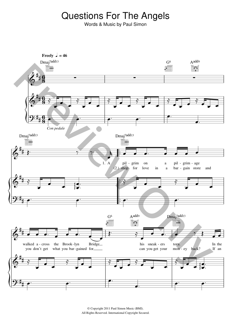 Questions For The Angels | J.W. Pepper