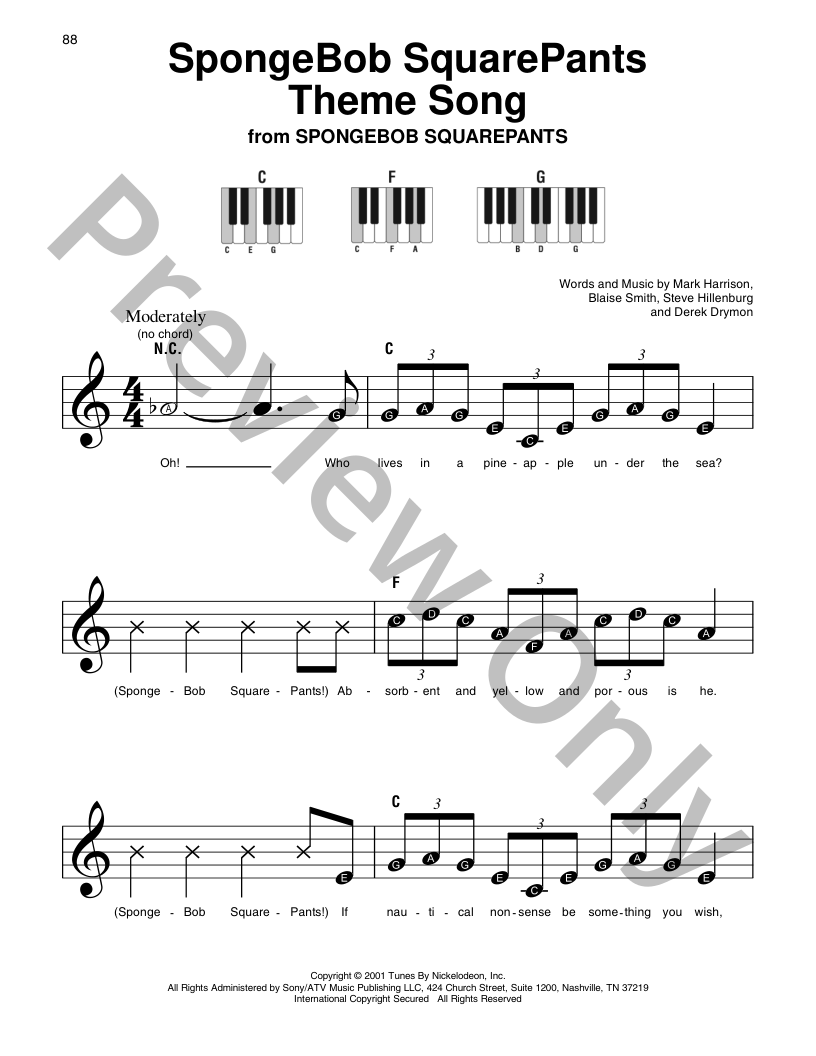 SpongeBob SquarePants Theme Song | J.W. Pepper