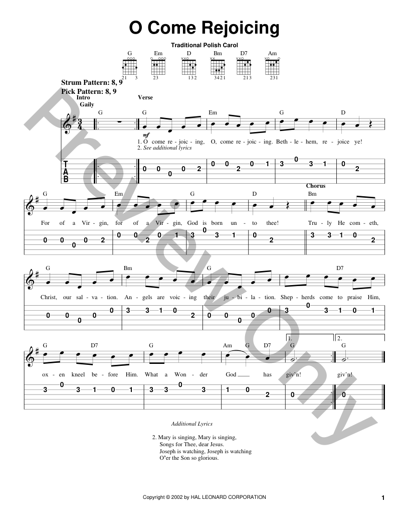 O Come Rejoicing | J.W. Pepper