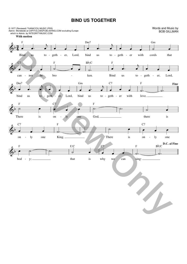 Bind Us Together | J.W. Pepper