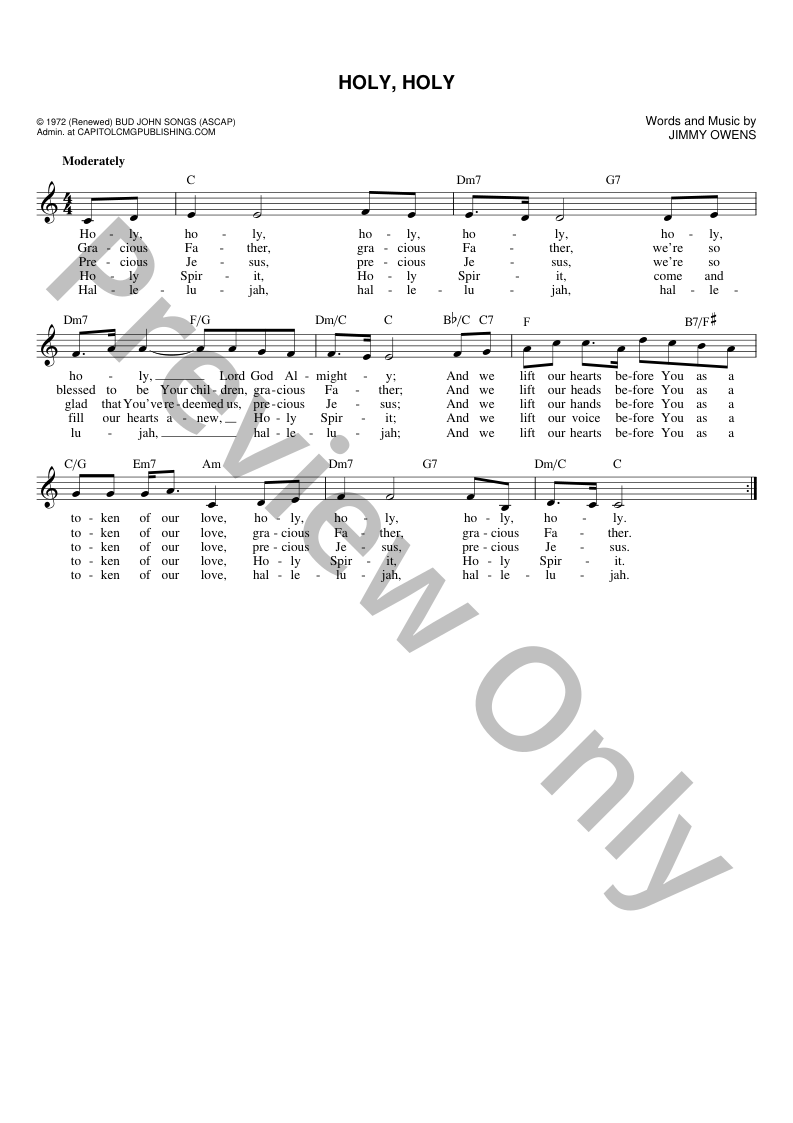 Holy, Holy | J.W. Pepper