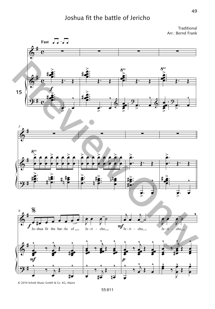 Joshua Fit the Battle of Jericho | J.W. Pepper