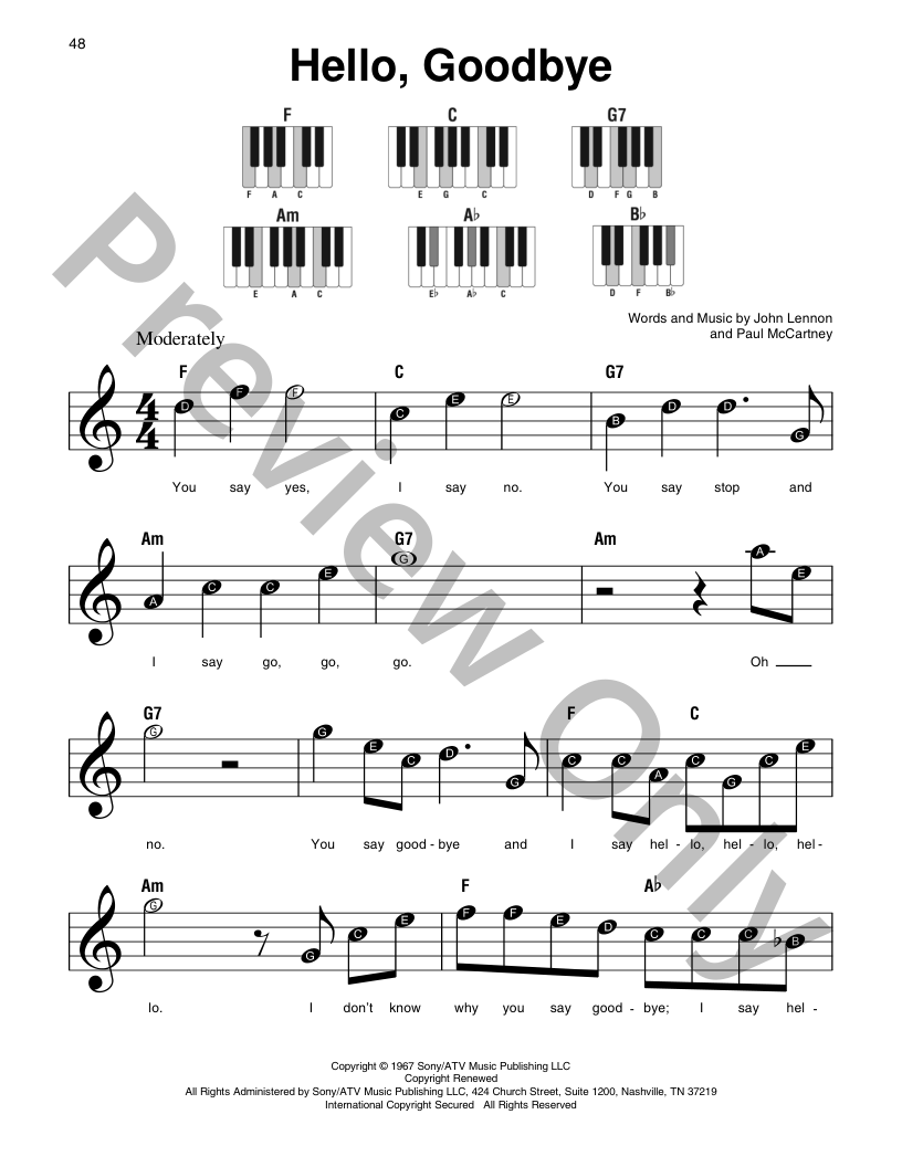 Hello, Goodbye | J.W. Pepper