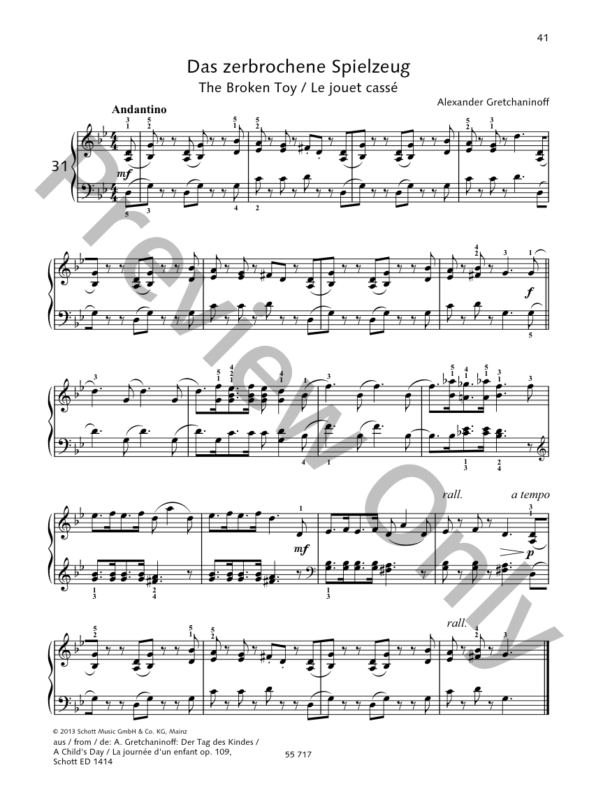 The Broken Toy | J.W. Pepper