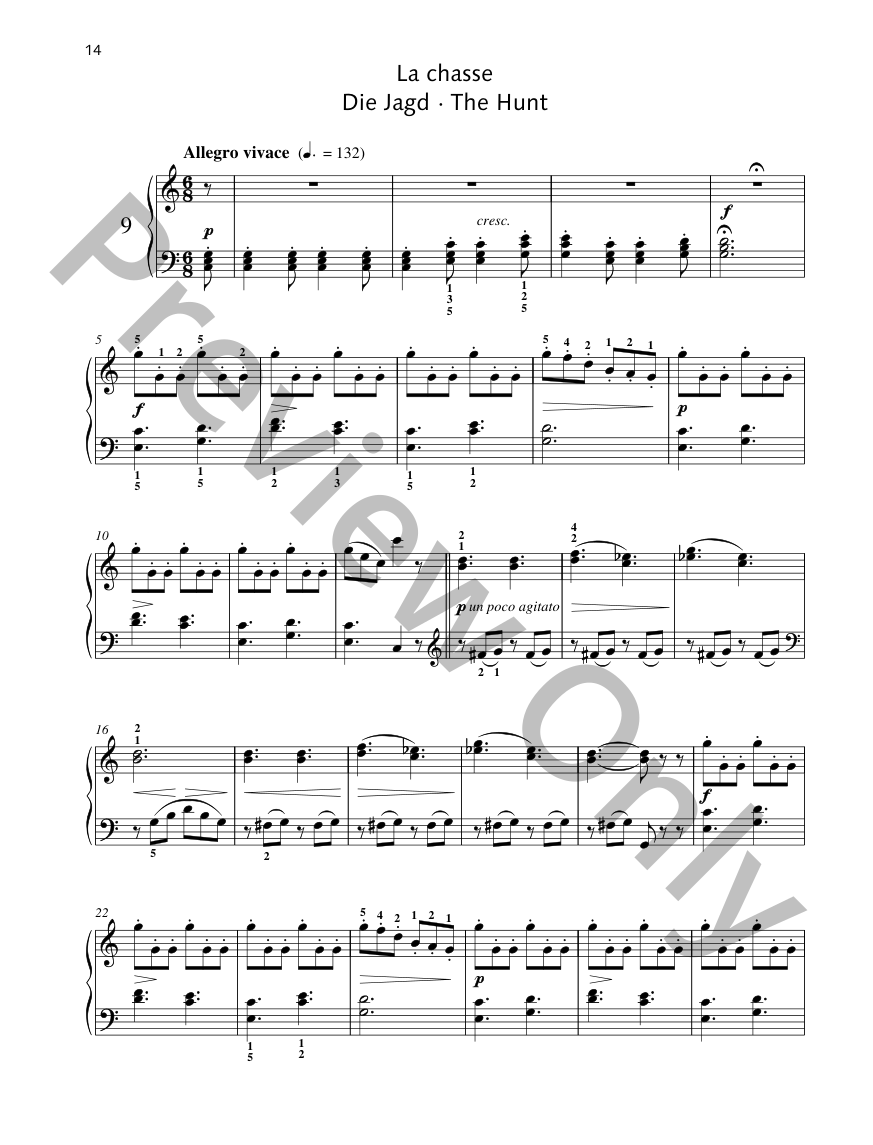 The Hunt Piano Sheet Music | J.W. Pepper