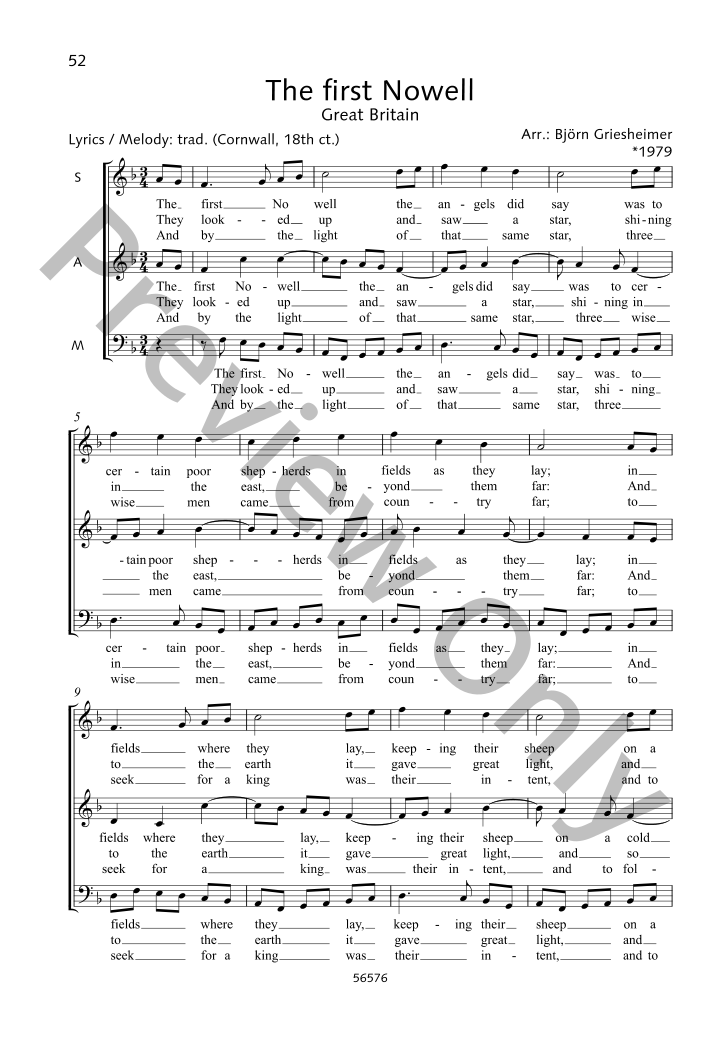 The First Nowell | J.W. Pepper