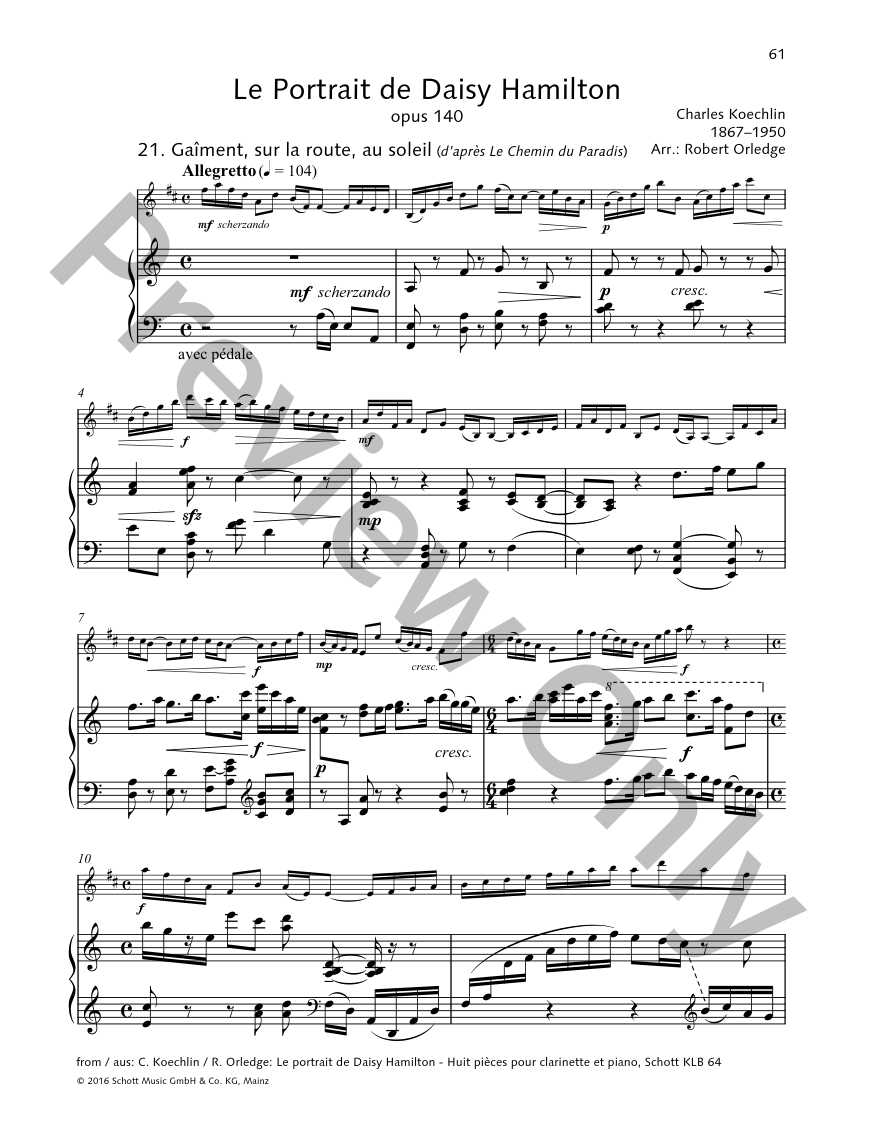 Le Portrait de Daisy Hamilton | J.W. Pepper