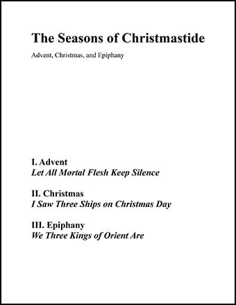The Seasons of Christmastide Sheet Music | J.W. Pepper