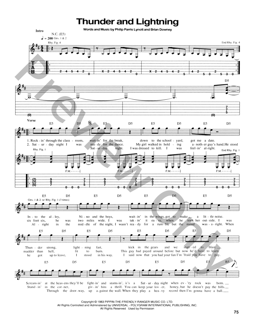 Thunder And Lightning | J.W. Pepper