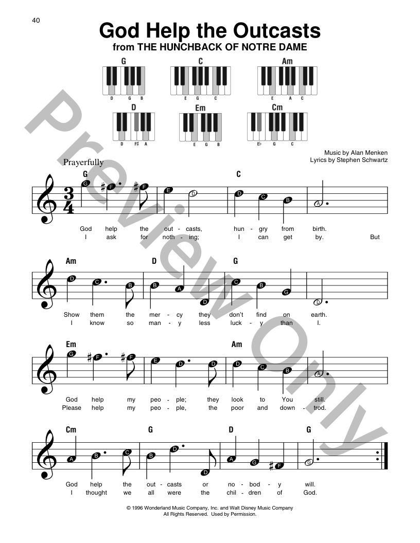 God Help The Outcasts | J.W. Pepper