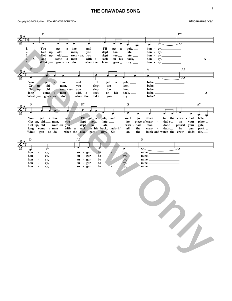 The Crawdad Song | J.W. Pepper