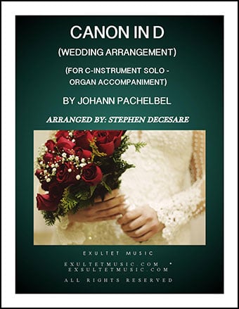 Pachelbel's Canon (Wedding Arrangement: C-Instrument Solo - Organ ...