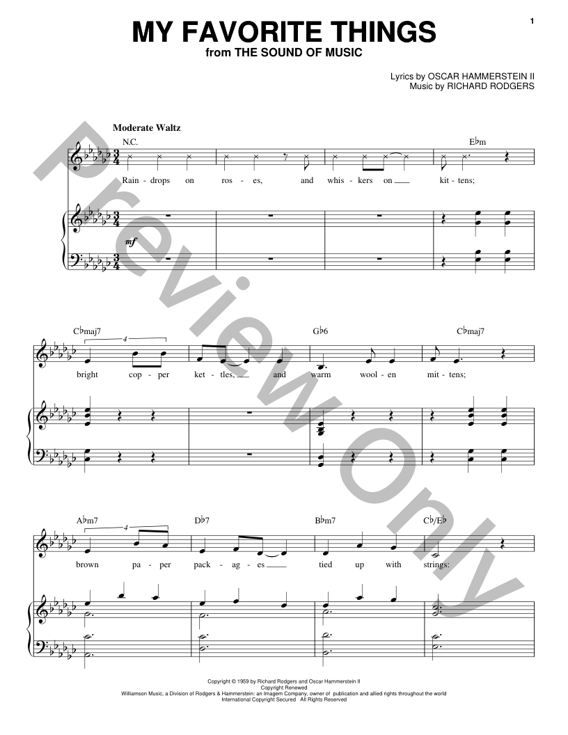 My Favorite Things | J.W. Pepper