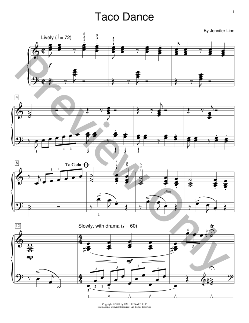 Taco Dance | J.W. Pepper