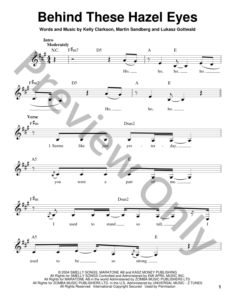 Behind These Hazel Eyes | J.W. Pepper