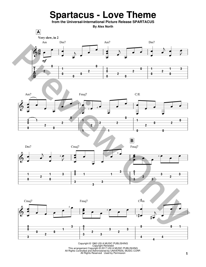 Spartacus Love Theme | J.W. Pepper