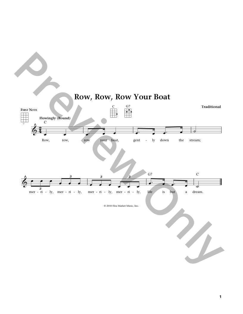 Row, Row, Row Your Boat | J.W. Pepper