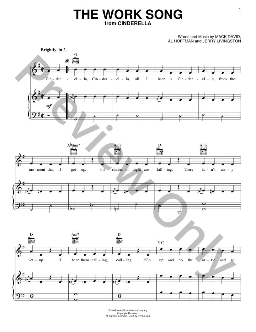 The Work Song | J.W. Pepper