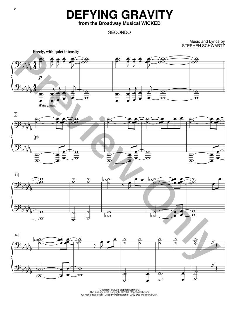 Defying Gravity | J.W. Pepper