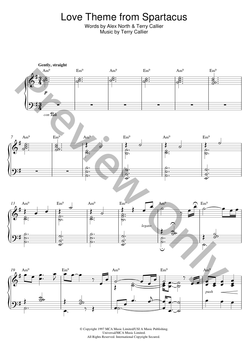 Love Theme From Spartacus | J.W. Pepper