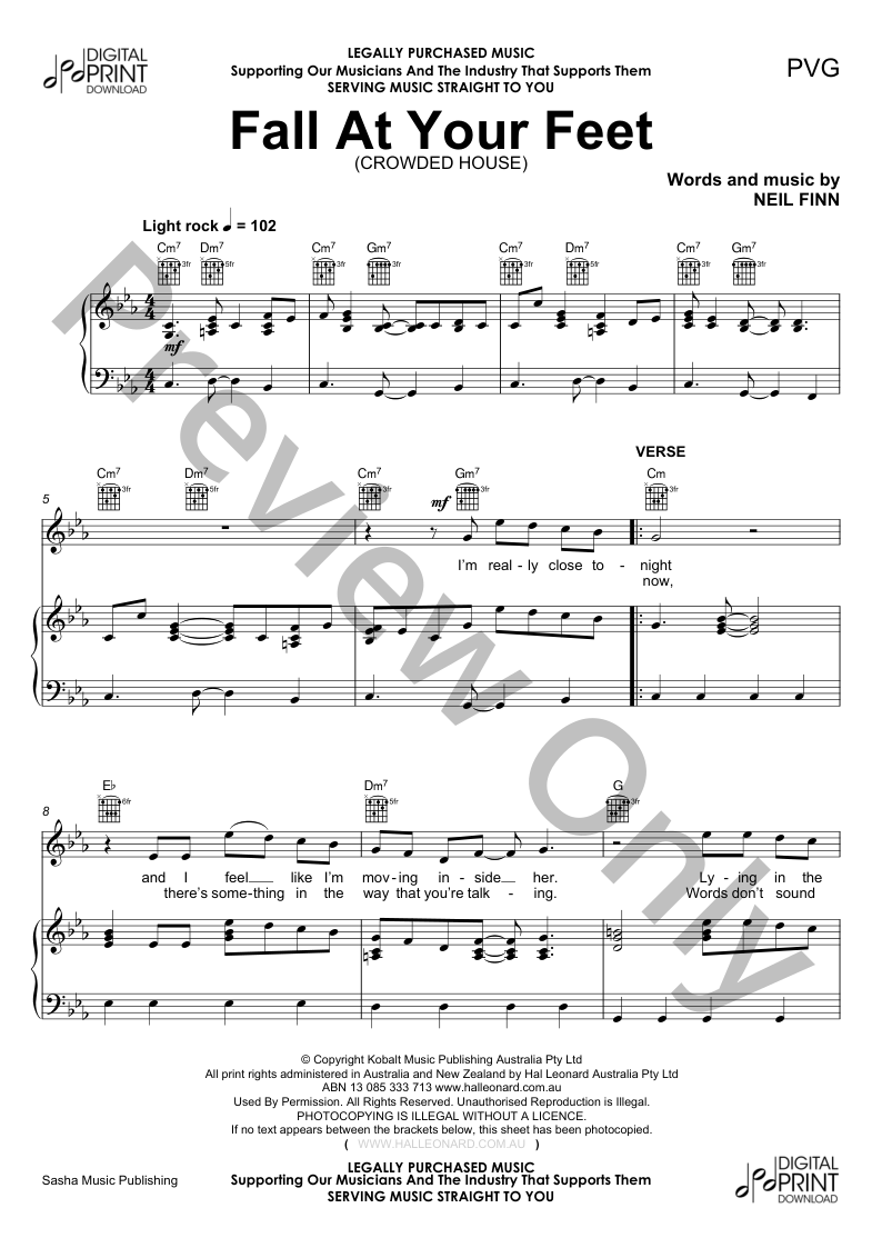 Fall At Your Feet | J.W. Pepper