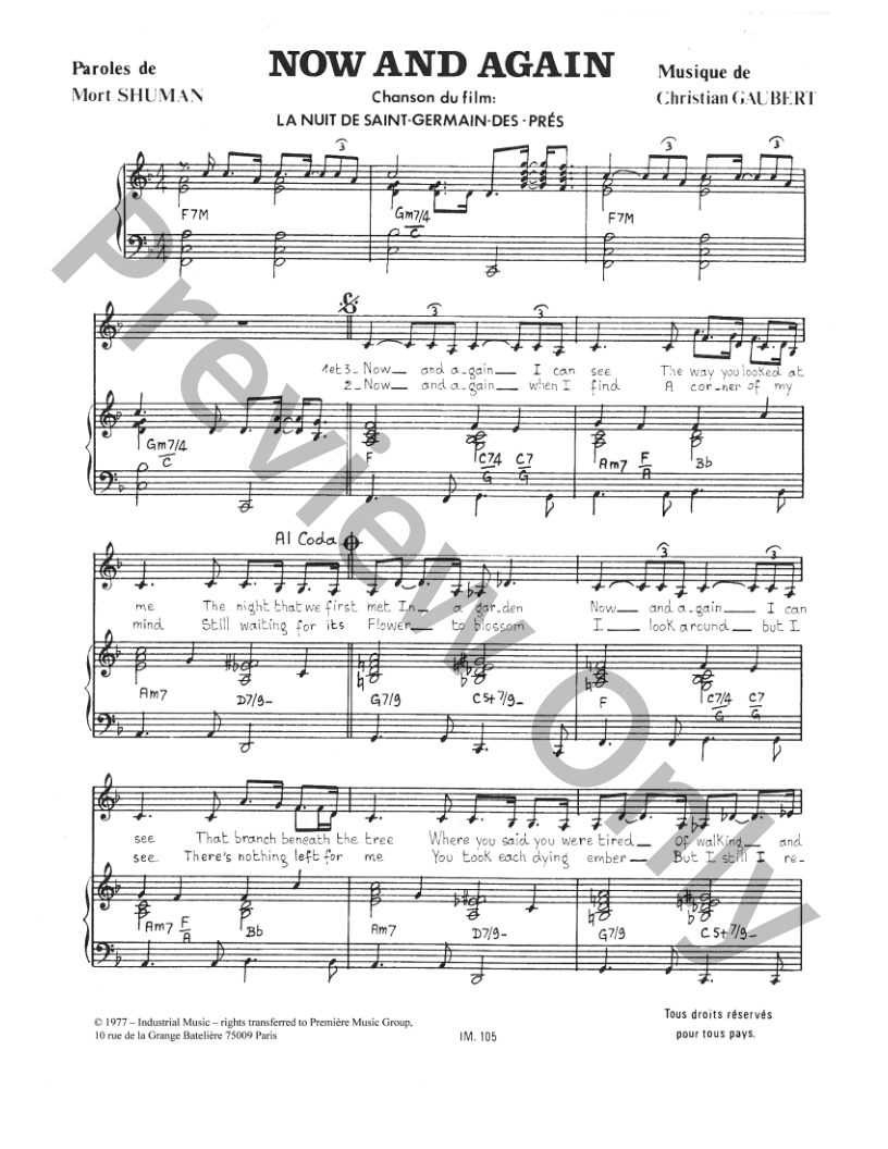 Now and Again | J.W. Pepper