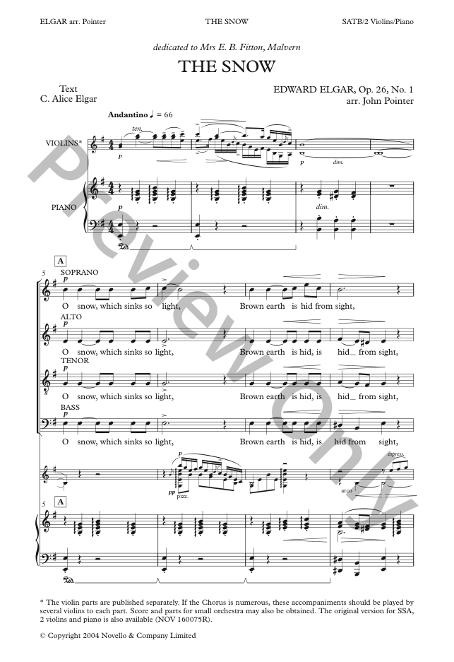 The Snow | J.W. Pepper