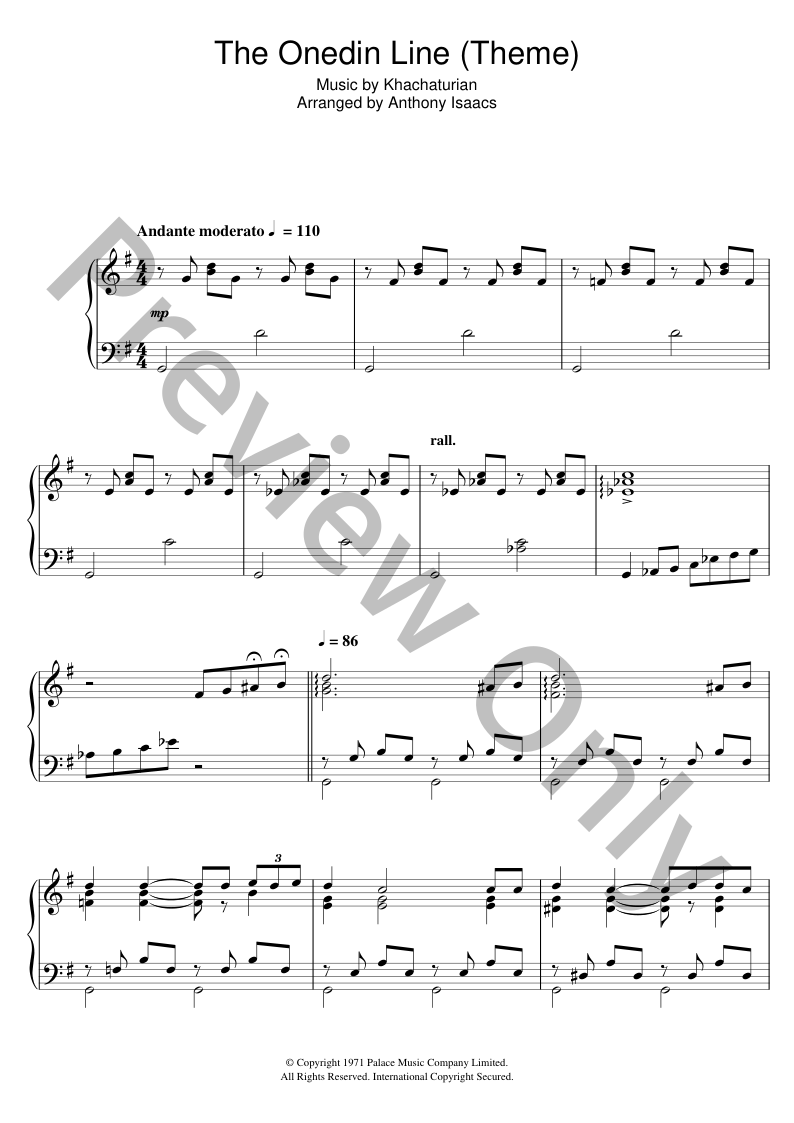 The Onedin Line (Theme) | J.W. Pepper