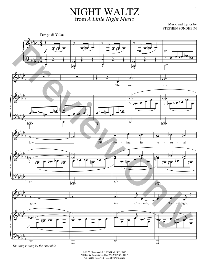 Night Waltz | J.W. Pepper