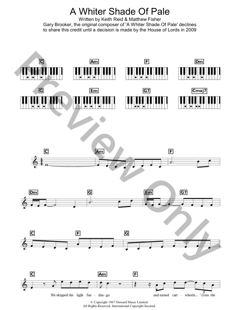 A Whiter Shade Of Pale | J.W. Pepper