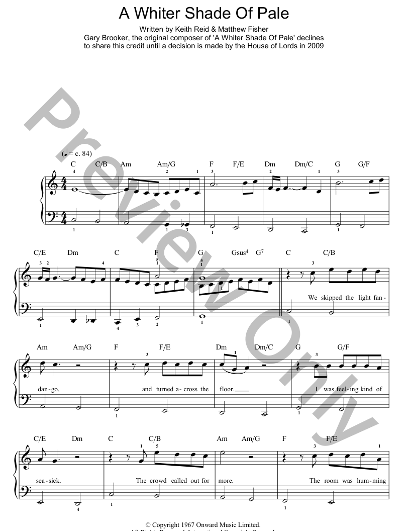 A Whiter Shade Of Pale | J.W. Pepper