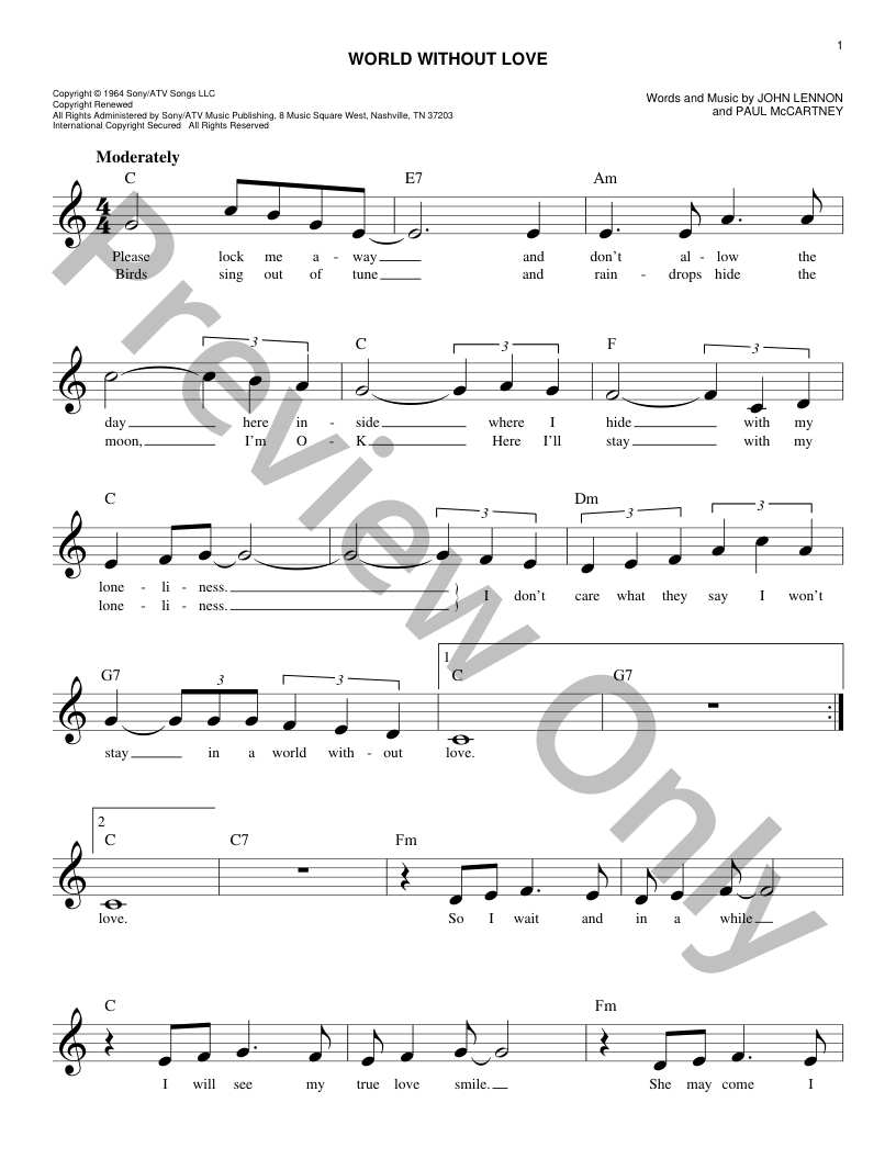 World Without Love | J.W. Pepper