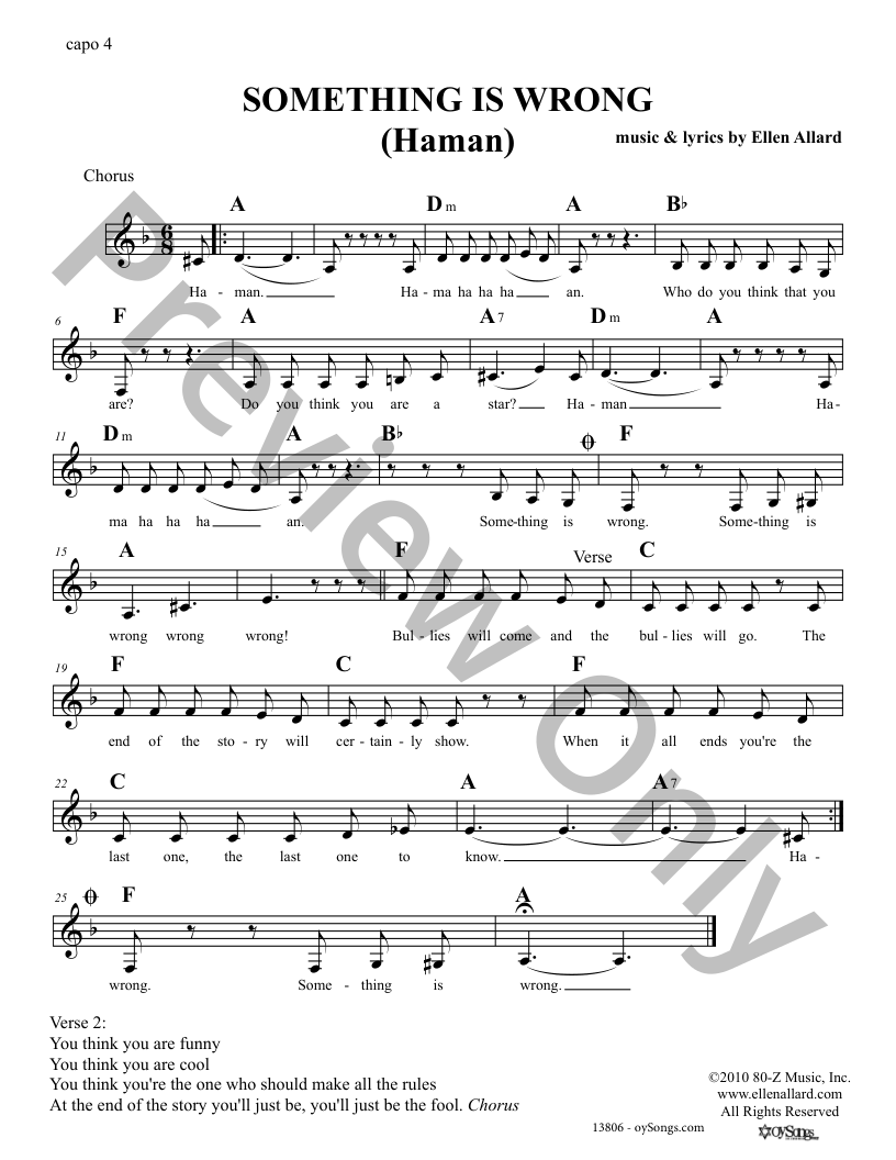 Something Is Wrong | J.W. Pepper