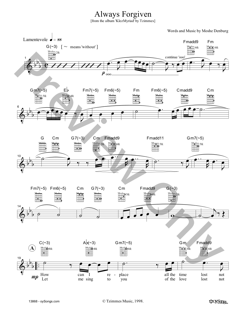 Always Forgiven | J.W. Pepper