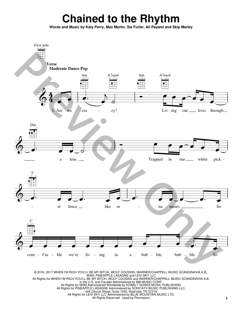 Chained To The Rhythm | J.W. Pepper