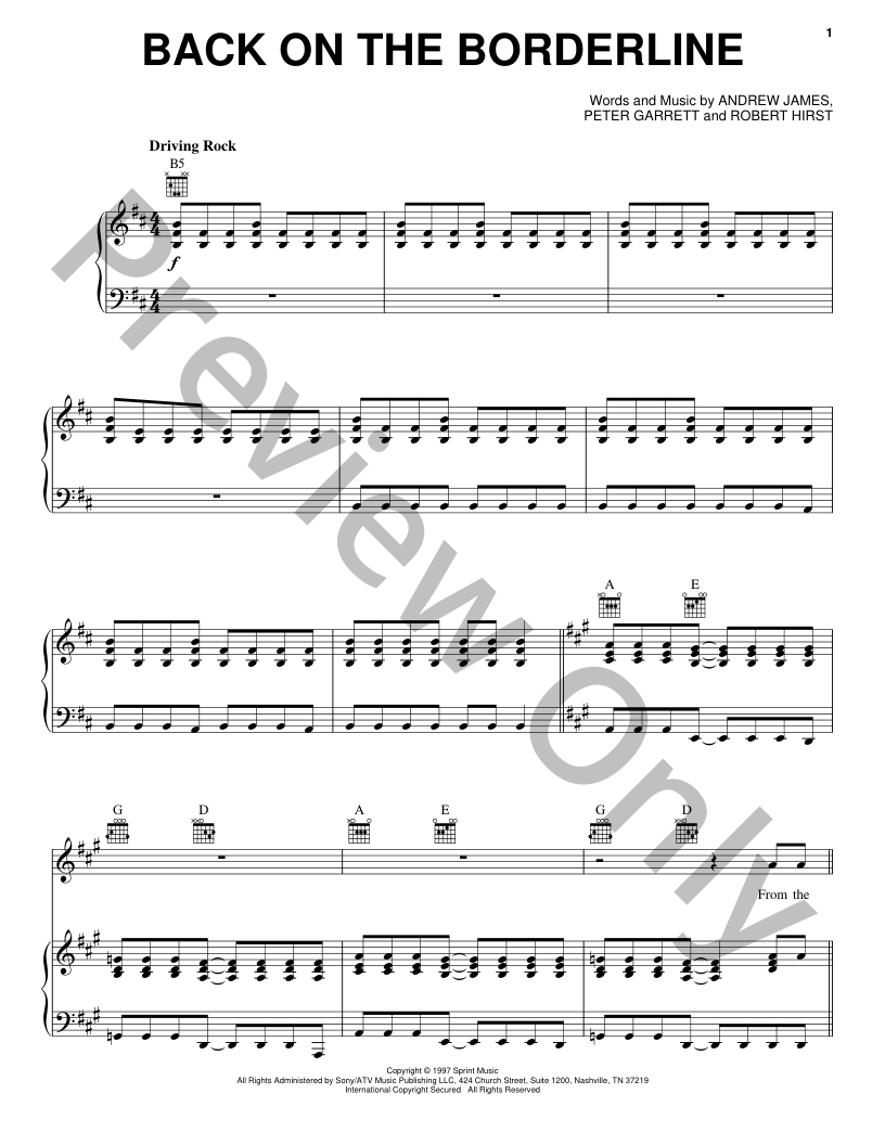 Back On The Borderline | J.W. Pepper