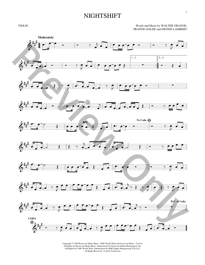 Nightshift | J.W. Pepper