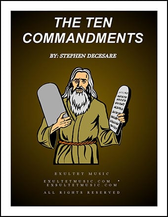 The Ten Commandments Vocal Sheet Music | J.W. Pepper