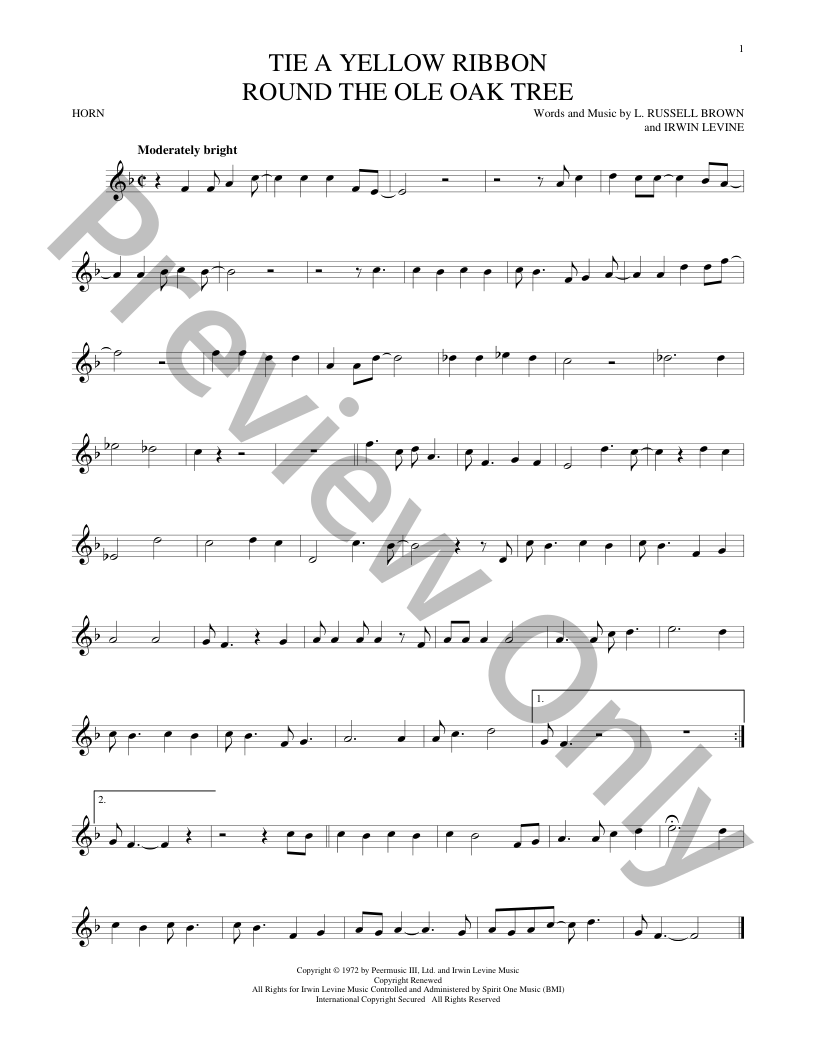 Tie a Yellow Ribbon Round The Ole Oak Tree | J.W. Pepper