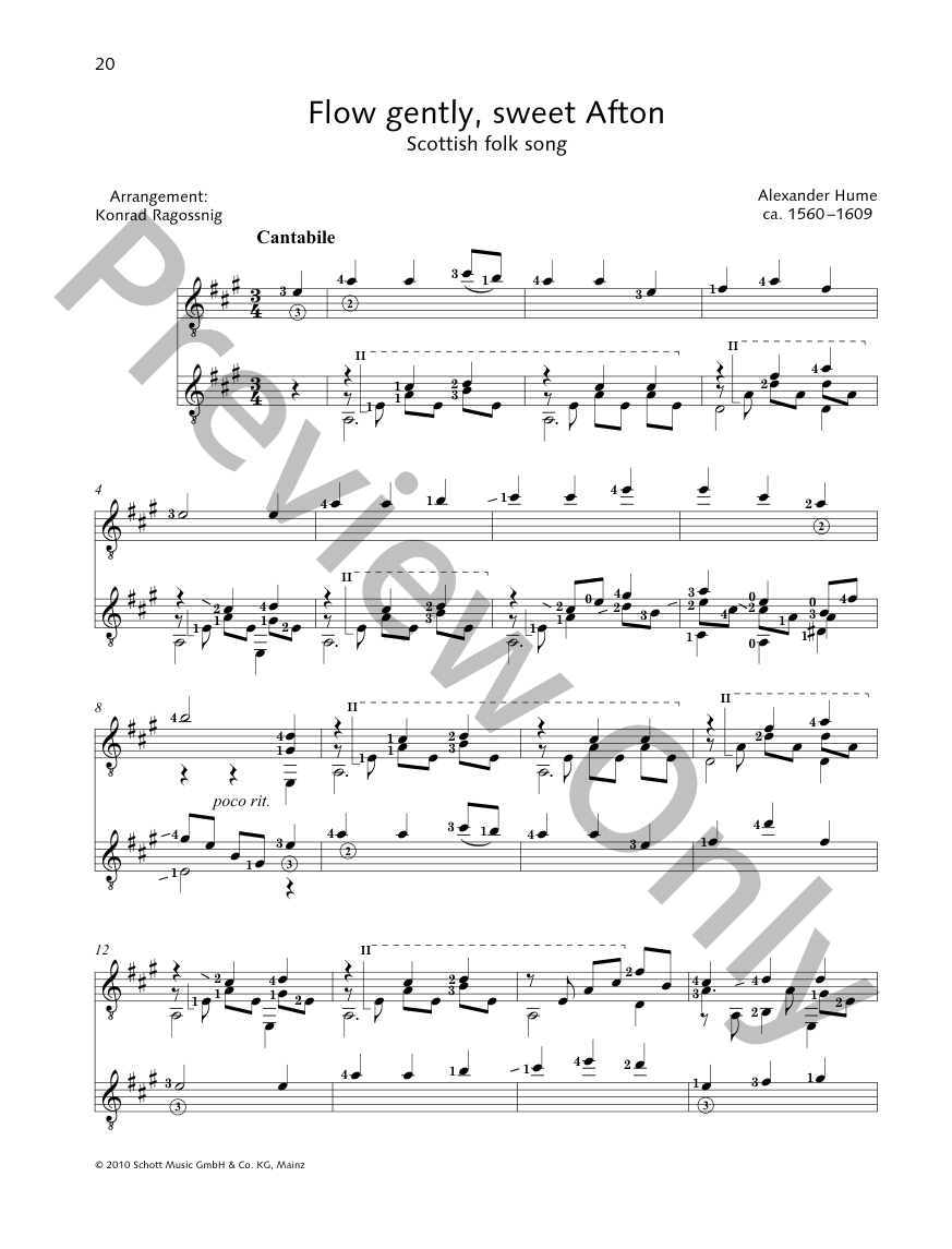 Flow Gently, Sweet Afton | J.W. Pepper