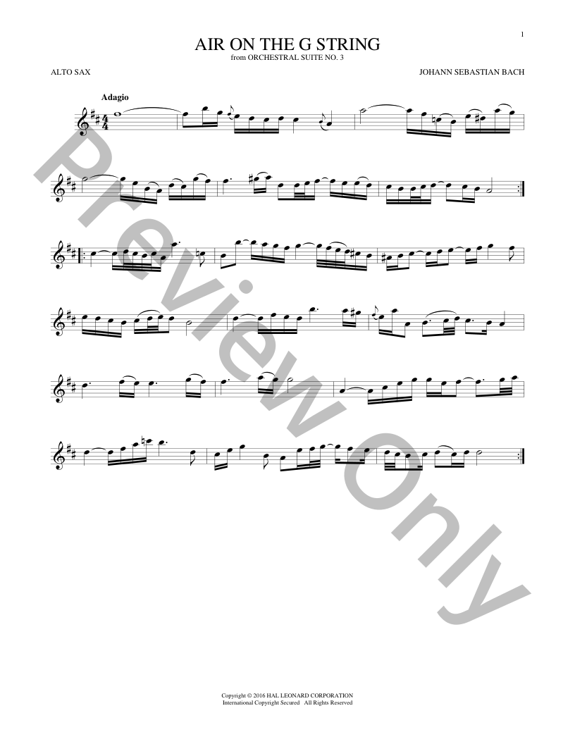 Air On The G String | J.W. Pepper