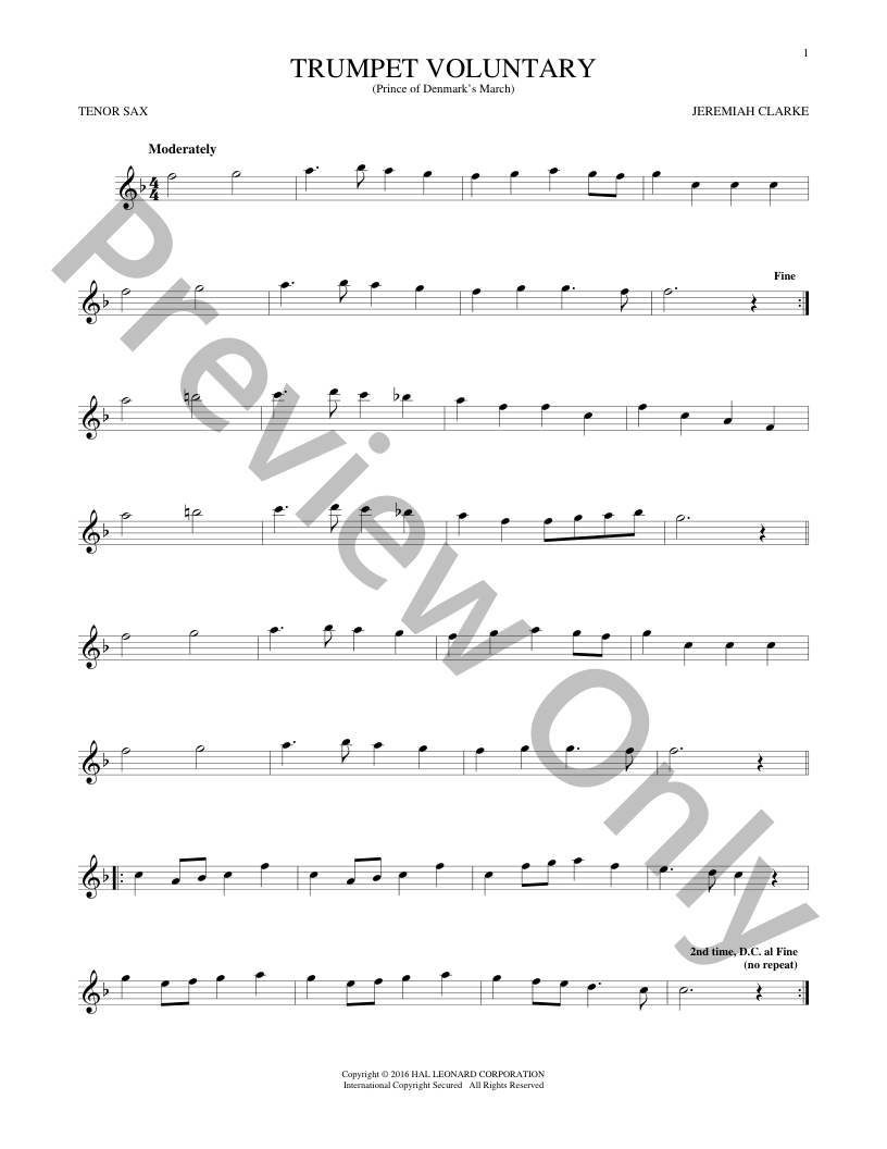 Trumpet Voluntary | J.W. Pepper